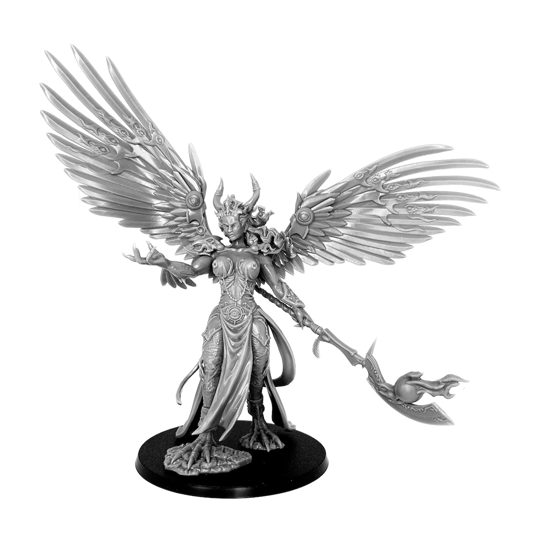 Sister Magnusia the Red Girl, 3D Printed Model - Etsy