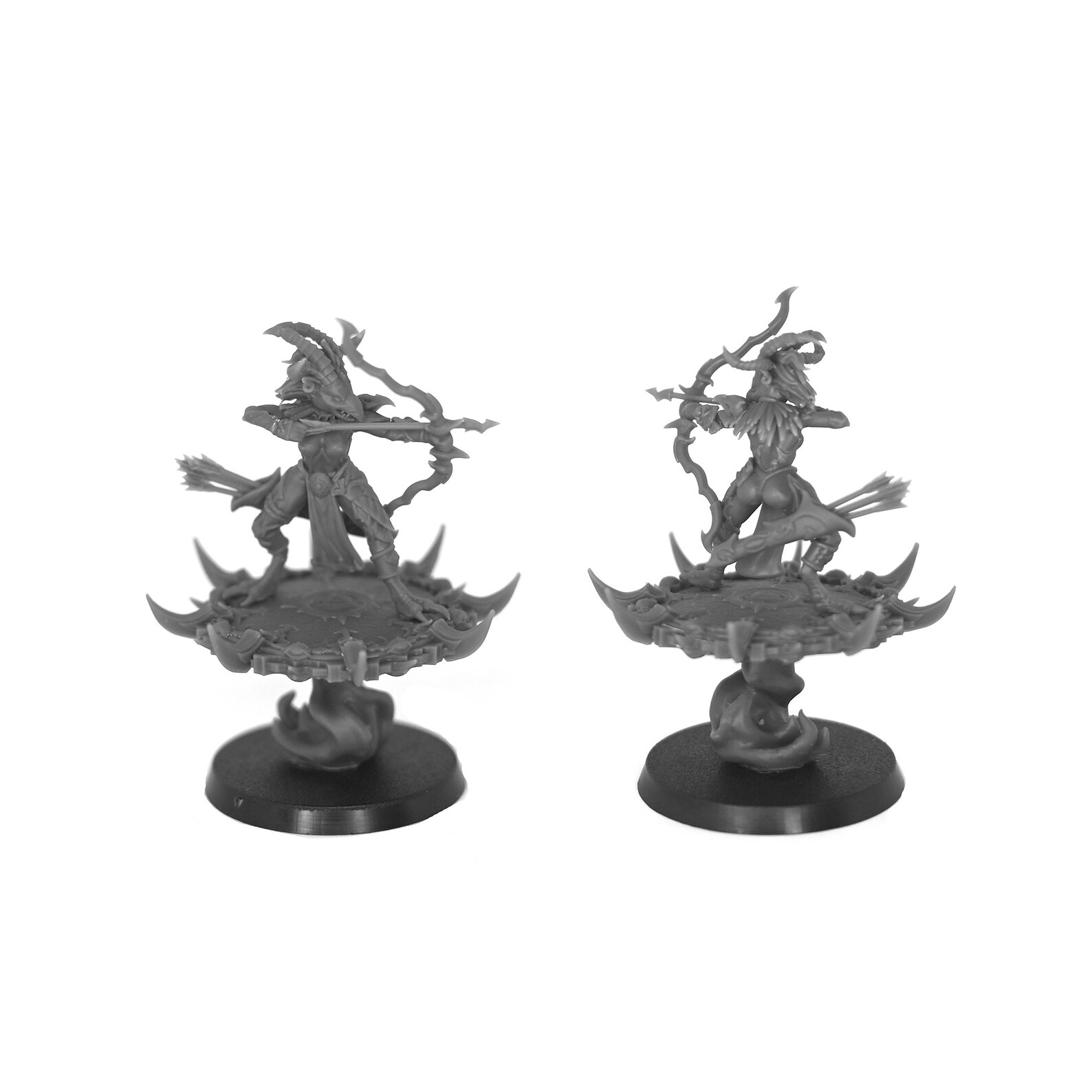 Mythical Bird-girls With Bows Quiver and Arrows on a Flying - Etsy Canada