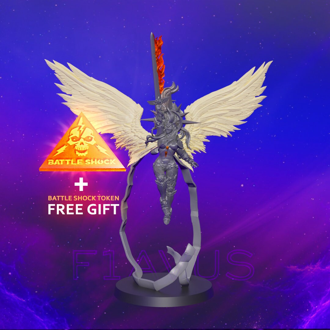 Celestial Angel, 3D Printed Model. Gray Color - Etsy