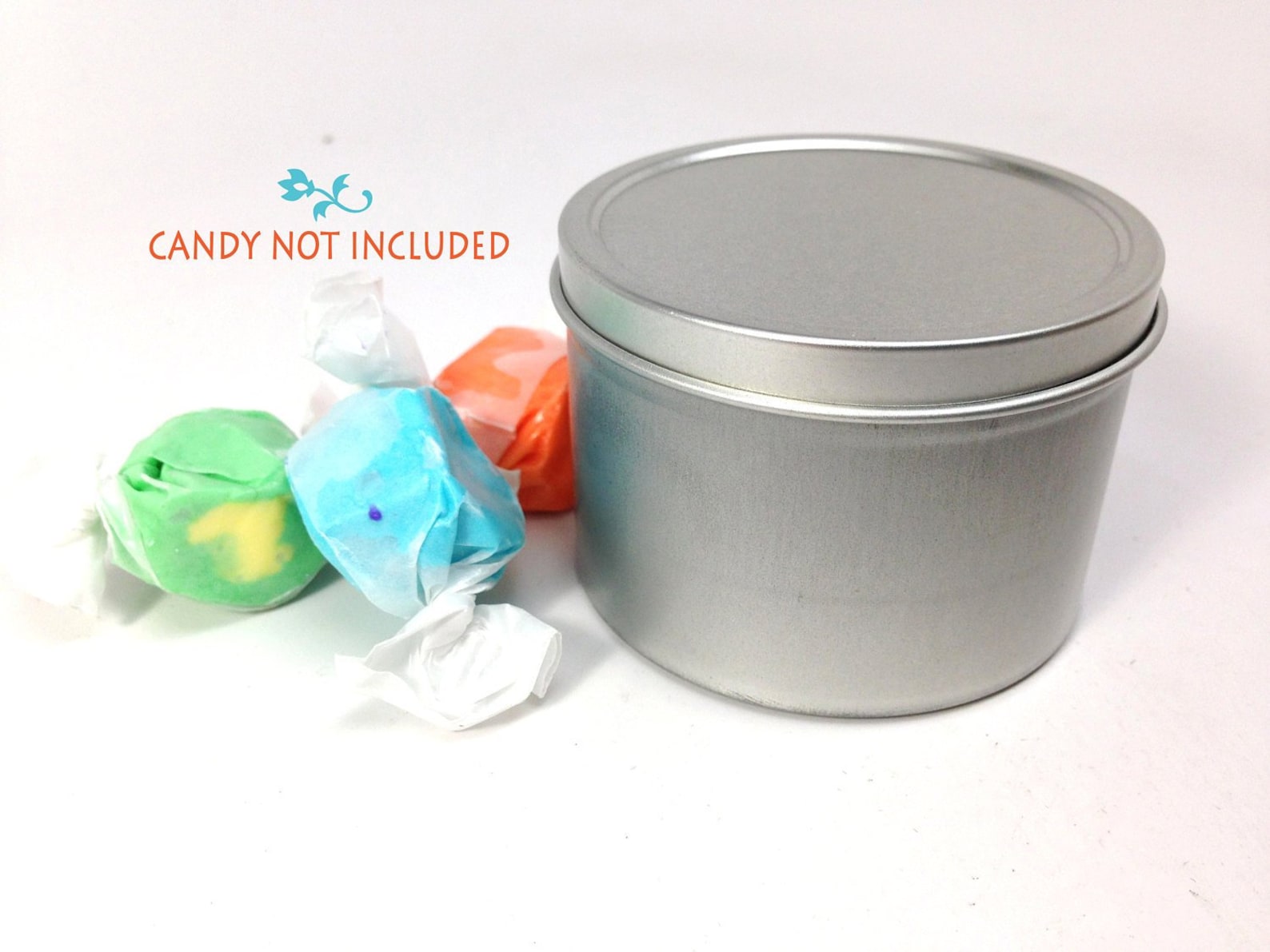 24 Deep Round Tins Empty 2.45”W X 1.70” H Empty for Storage, Candle ...