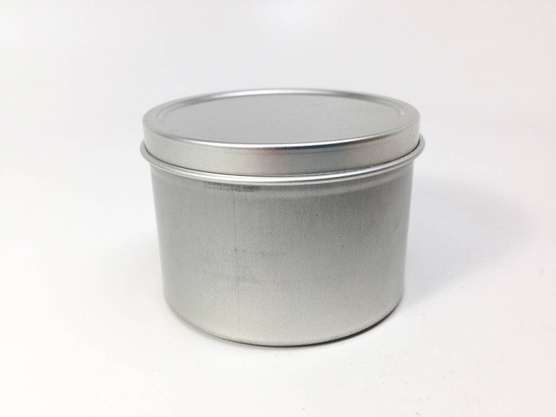 24 Deep Round Tins Empty 2.45”W X 1.70” H Empty for Storage, Candle ...