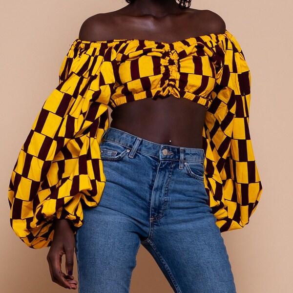 Ankara Crop Top Etsy France
