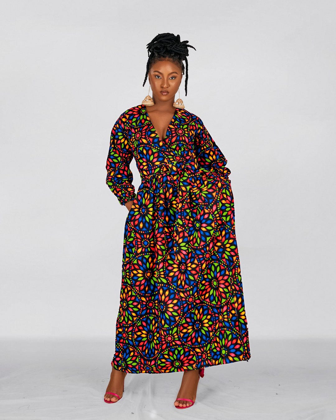 Didi Maxi Dress, Long Dress, African Print Dress, Ankara Dress, African ...