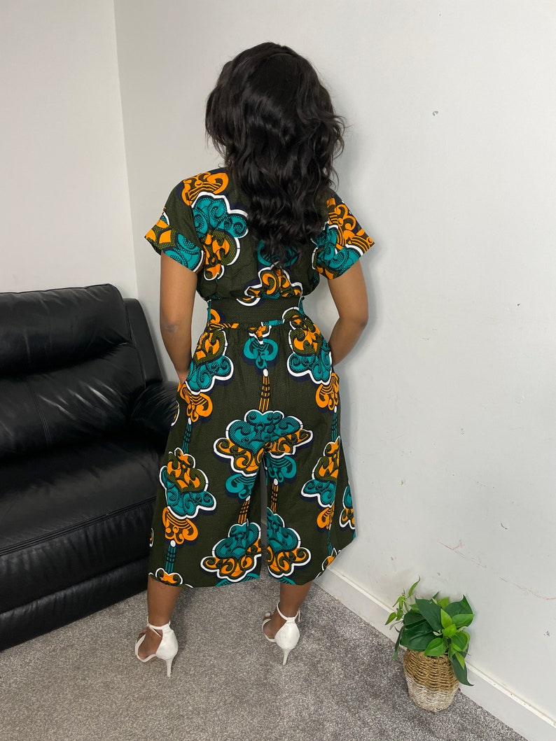 Kenny Culotte Jumpsuit Jumpsuit African Print Ankara - Etsy UK