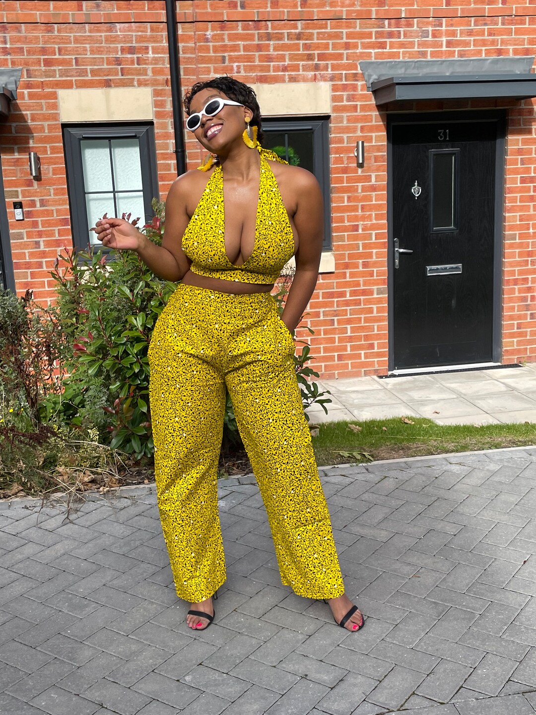 Gladys Ankara Crop Top African Print Crop Top Crop Top Top Blouse