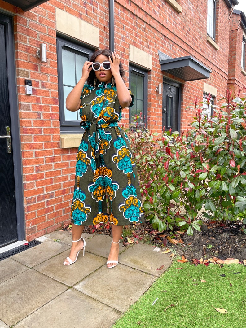Kenny Culotte Jumpsuit Jumpsuit African Print Ankara - Etsy UK