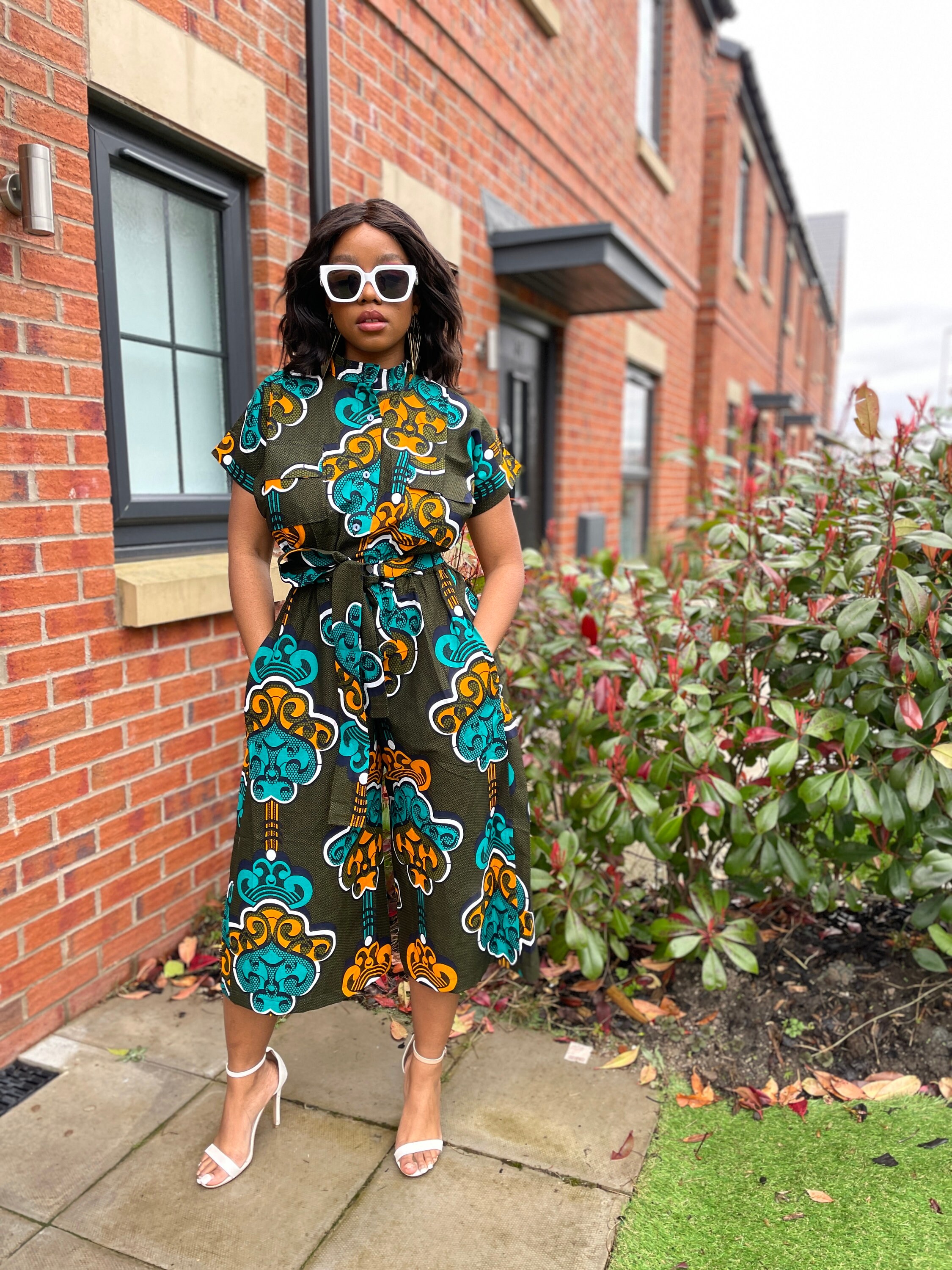 Kenny Culotte Jumpsuit Jumpsuit African Print Ankara - Etsy UK