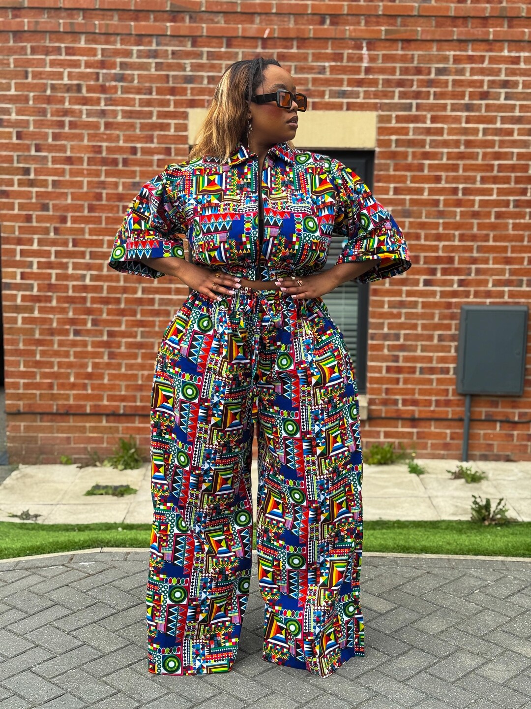 Thalia Ankara Crop Top, Crop Top, African Print Crop Top, Crop Top, Top ...