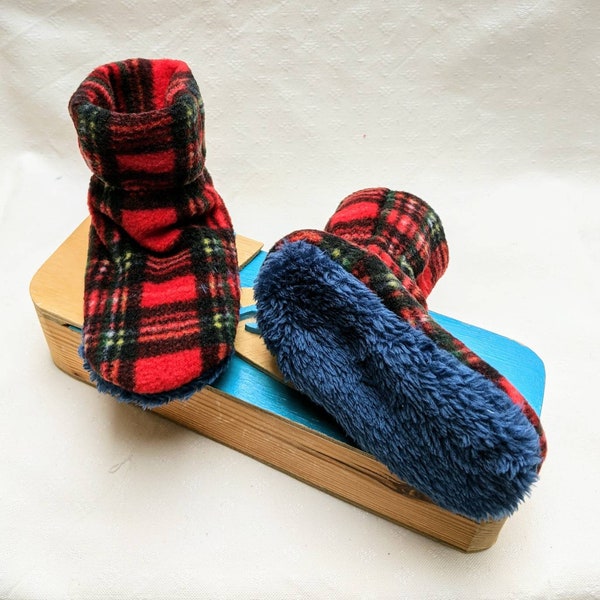 Fleece Baby Booties - Etsy