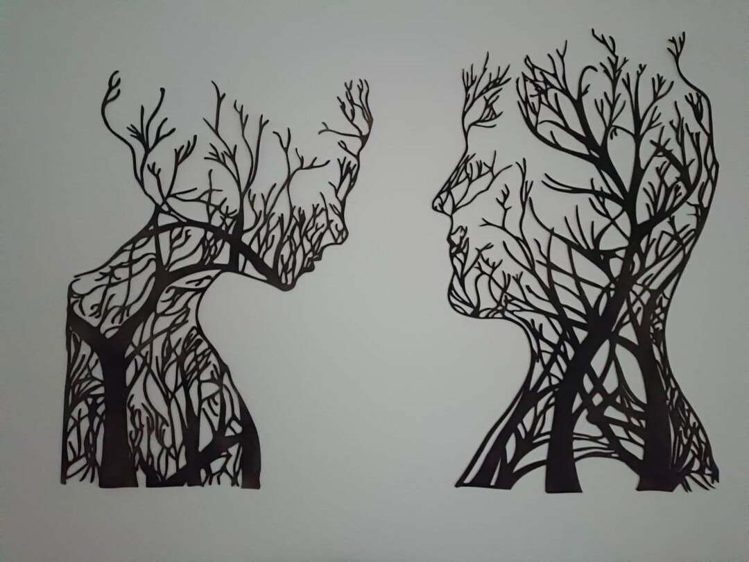 Mural, Tree of Life, Face - Etsy