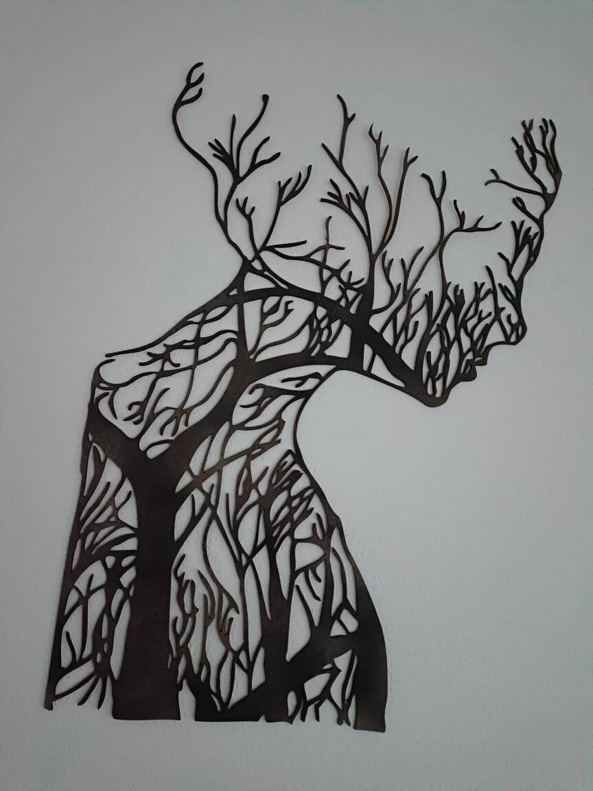 Mural, Tree of Life, Face - Etsy