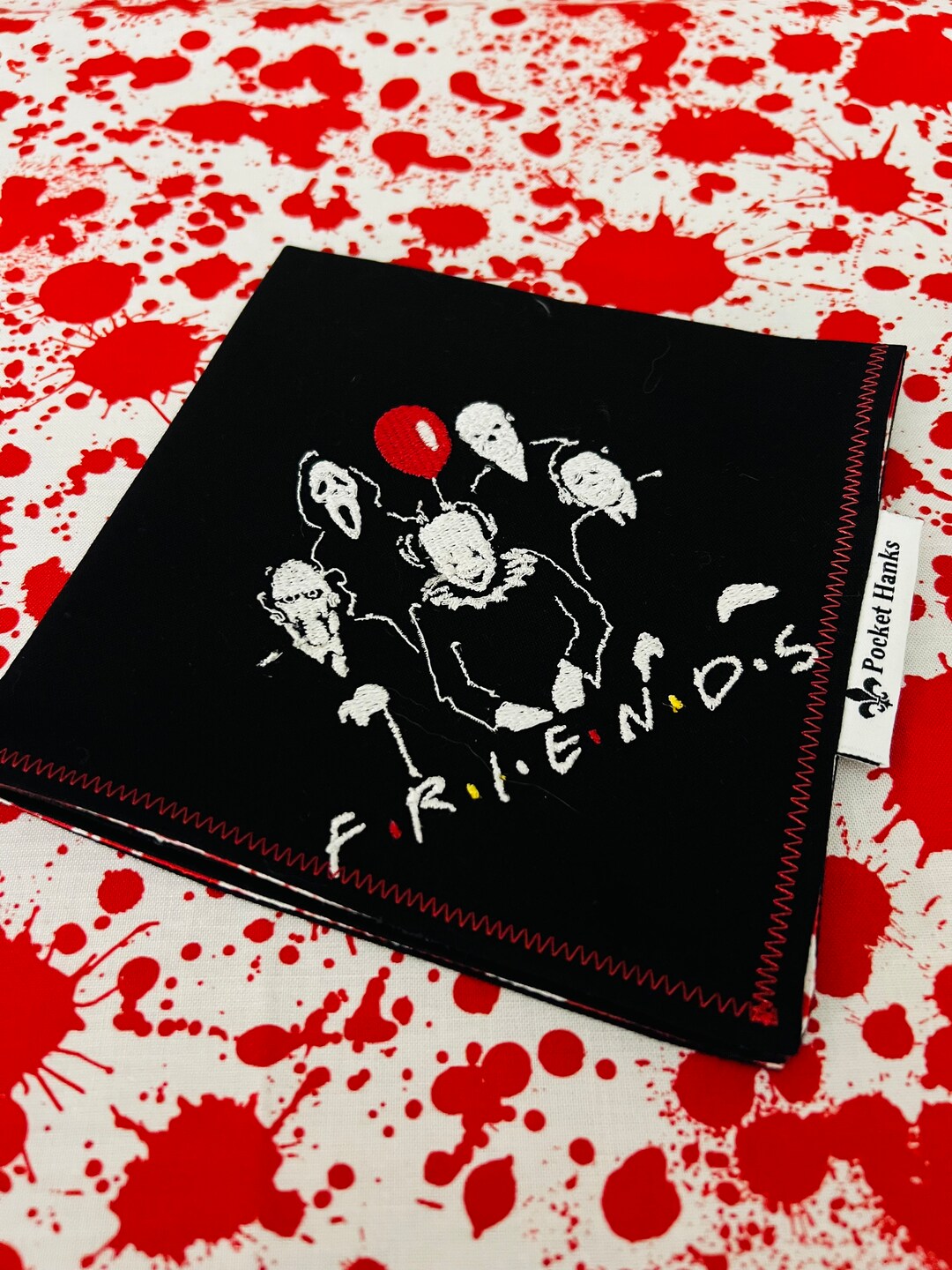 EDC Hank Friends Embroidered Handkerchief for Everyday Carry - Etsy