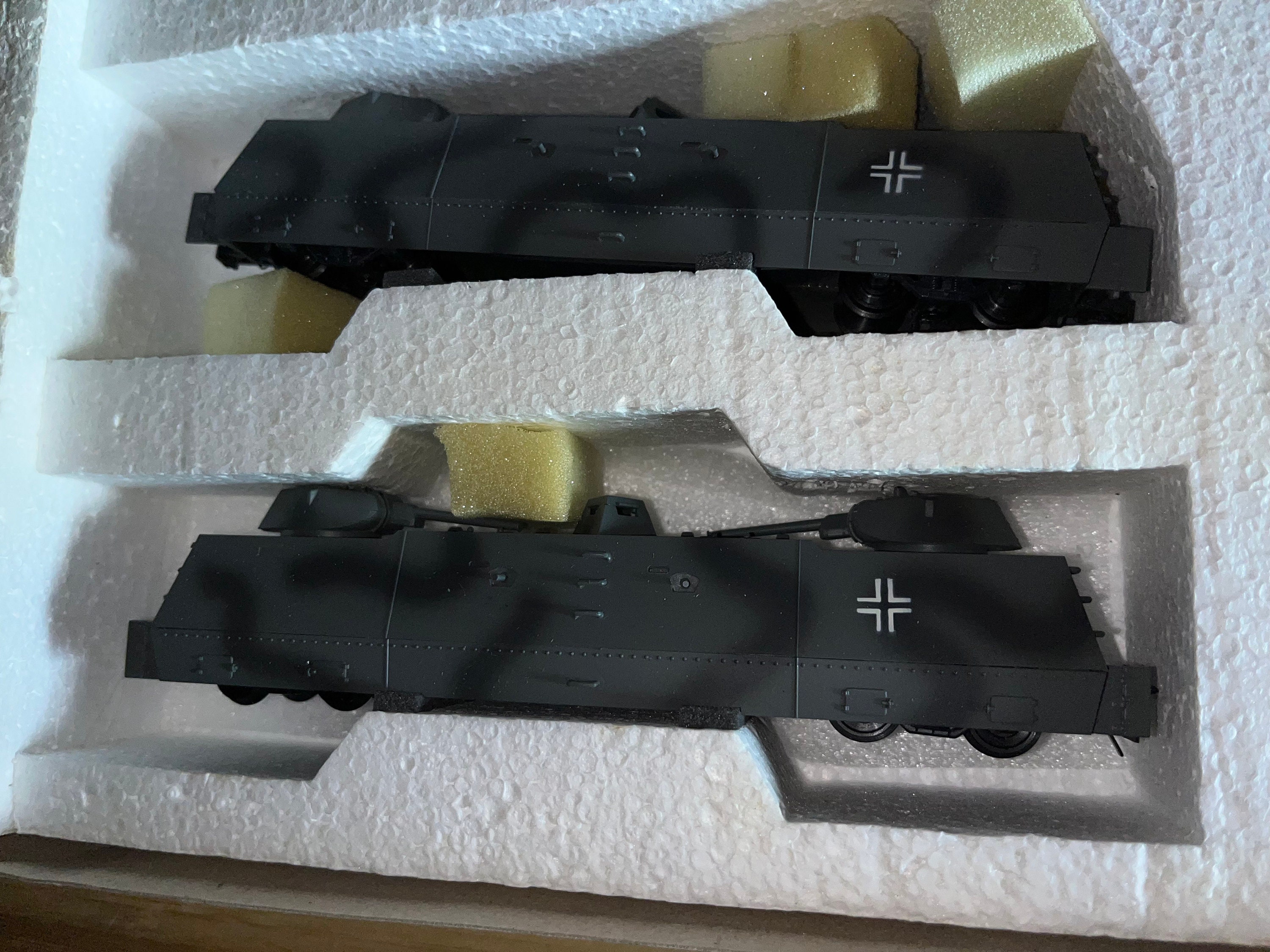 New Armored 5-pc. Train Set HO Scale WWII Germany Model Railroad Rare ...