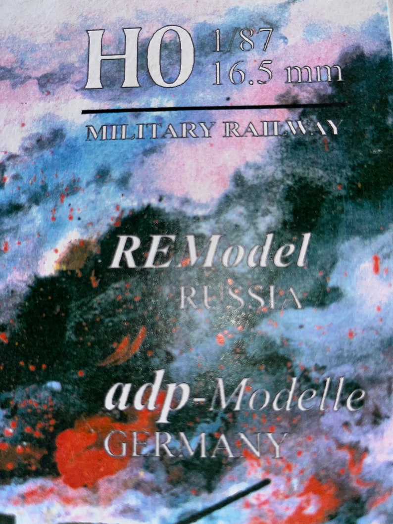 New Armored 5-pc. Train Set HO Scale WWII Germany Model Railroad Rare ...