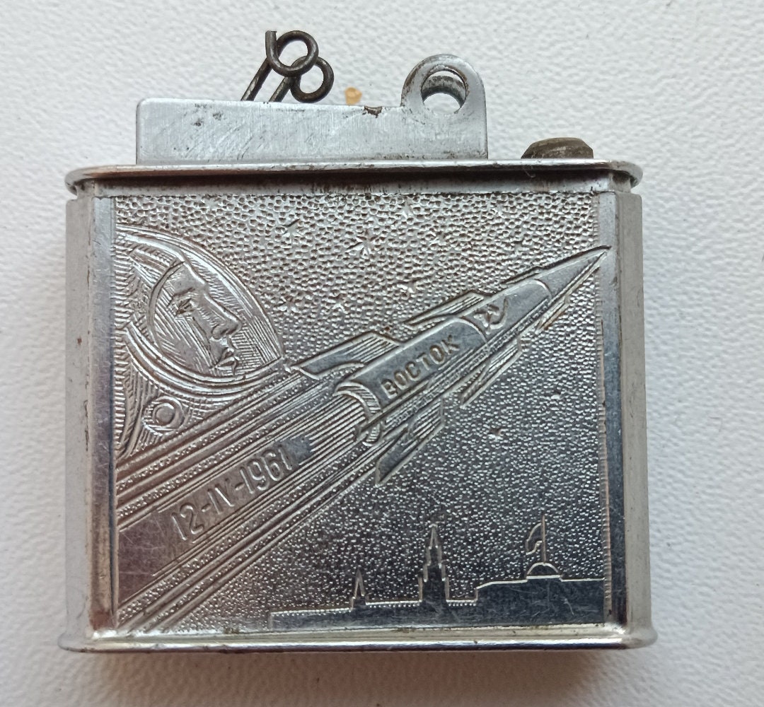 USSR Soviet Gazoline Lighter First Representative of Mankind in Space ...
