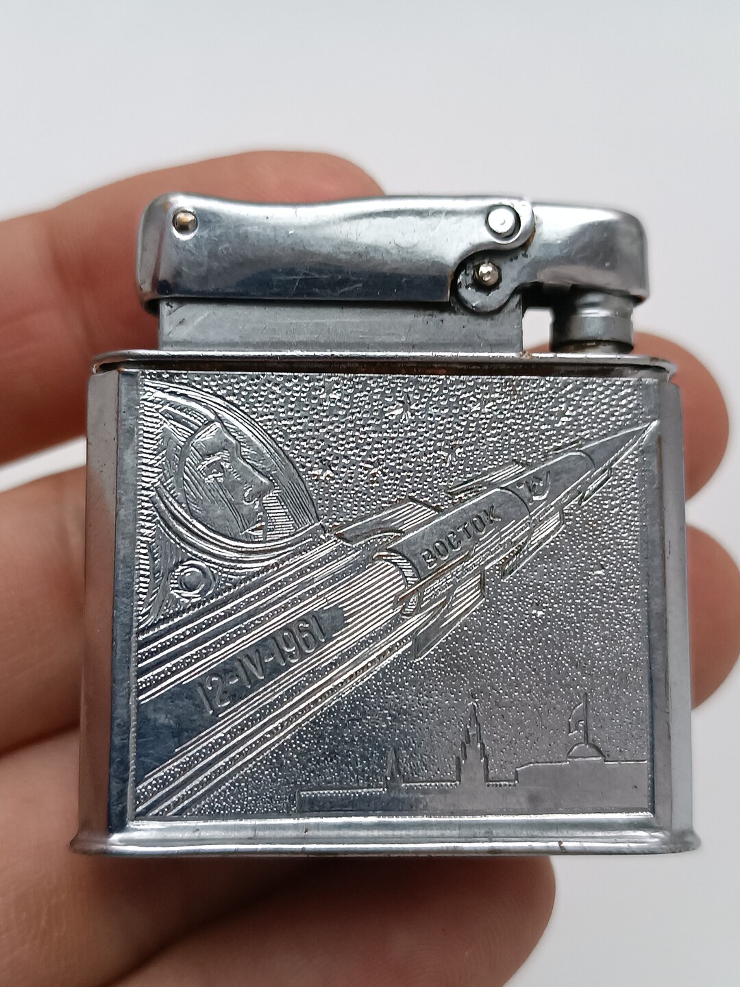Soviet USSR Gazoline Lighter first Representative of Mankind in Space ...