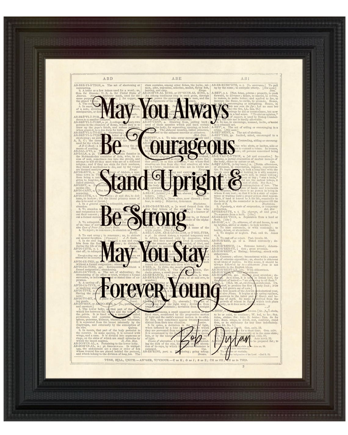 Bob Dylan, Letras de la canción, puede que permanezca para siempre ...