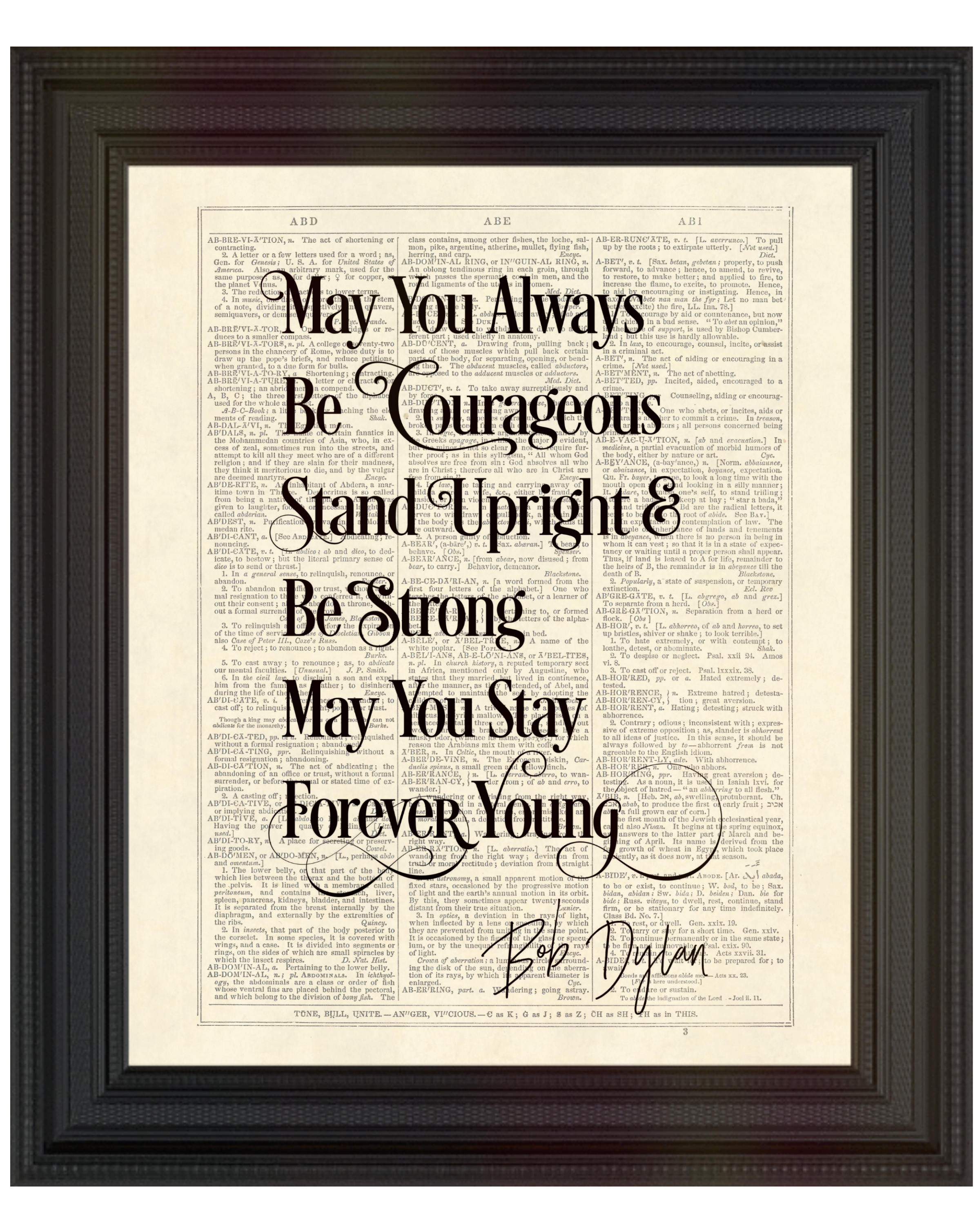 Bob Dylan, Letras de la canción, puede que permanezca para siempre ...