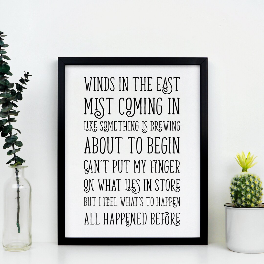 Mary Poppins Winds in the East INSTANT DOWNLOAD Wall Art Print - Etsy