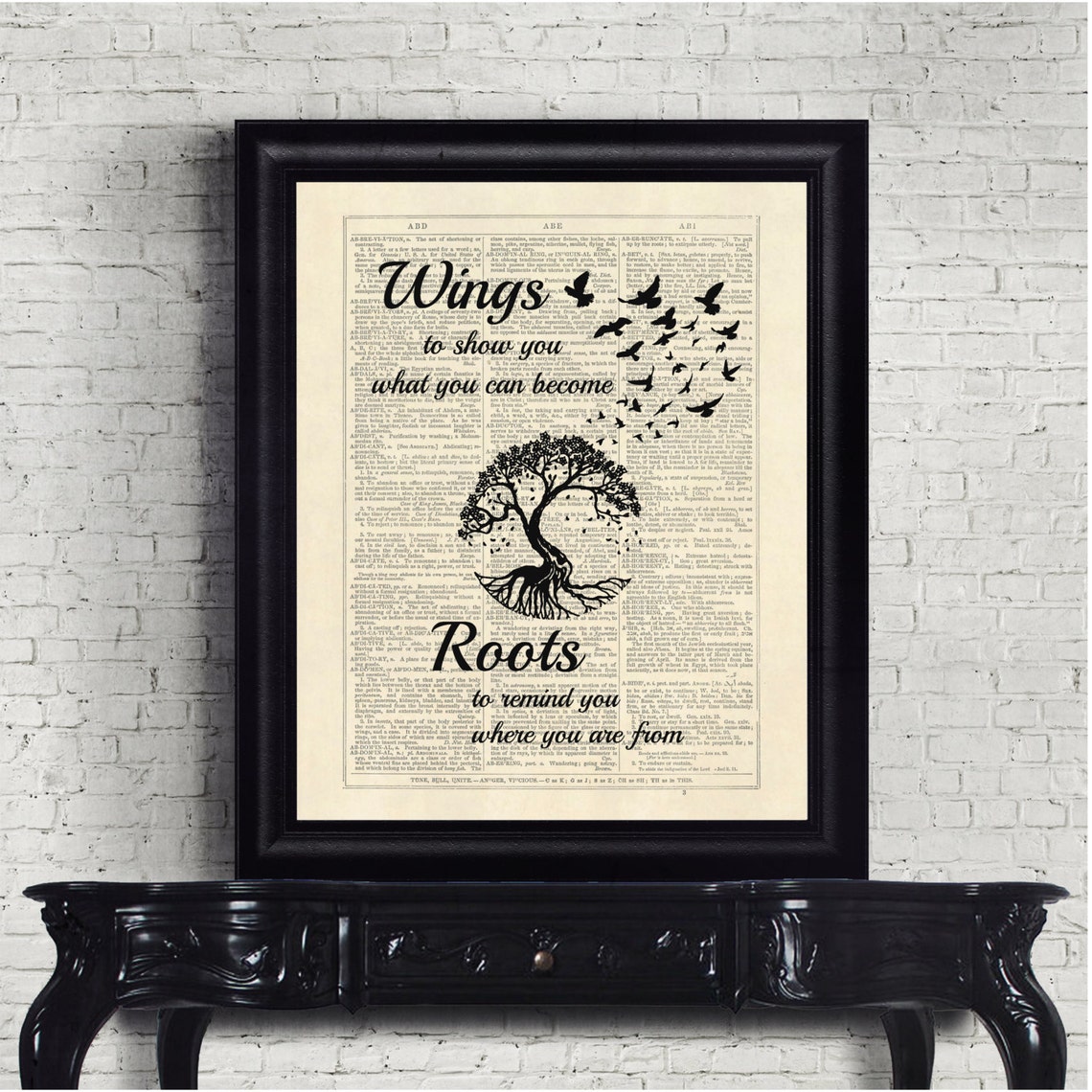 Wings to Show You What You Can Become Roots to You Where You Are From ...