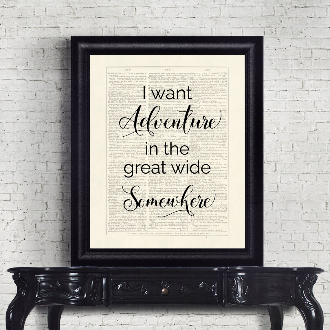 Beauty and the Beast Inspired I Want Adventure in the Great Wide ...