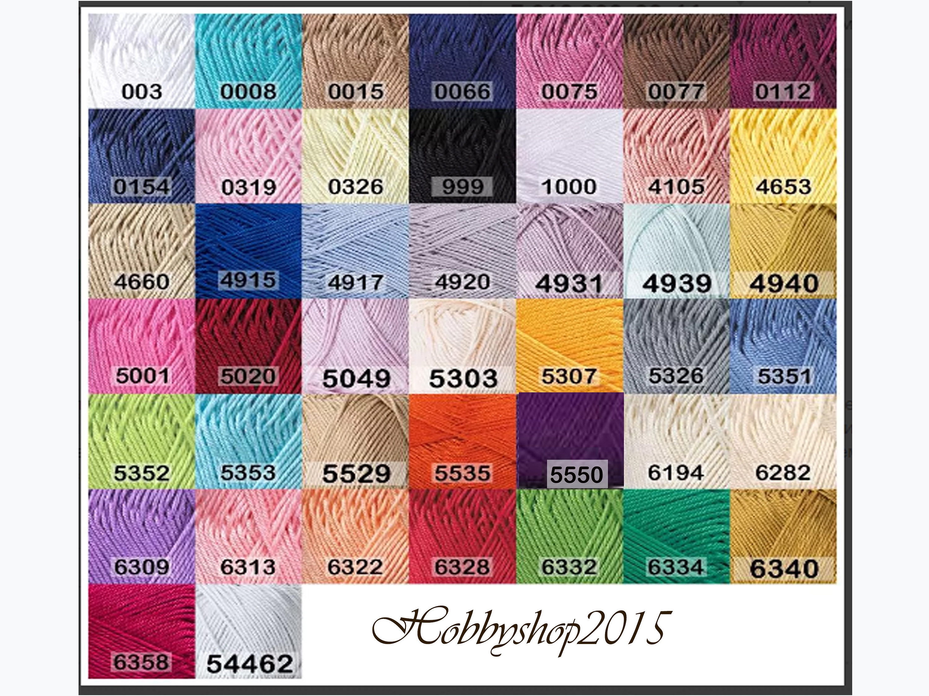 100 % Mercerized cotton yarn crochet yarn Yarnart begonia | Etsy