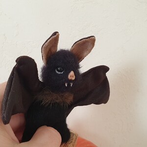 Stuffed Animal Bat Halloween Bat Vampire Bat Baby Bat Toy Handmade Cute ...
