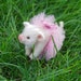 Needle Felted Pink Baby Piggy сute Piggy Doll Wool Animals Pig Toy ...