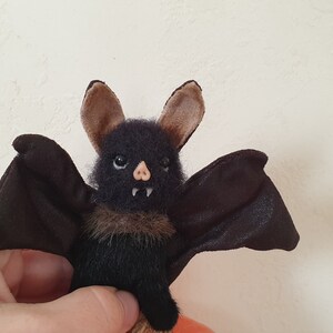 Stuffed Animal Bat Halloween Bat Vampire Bat Baby Bat Toy Handmade Cute ...