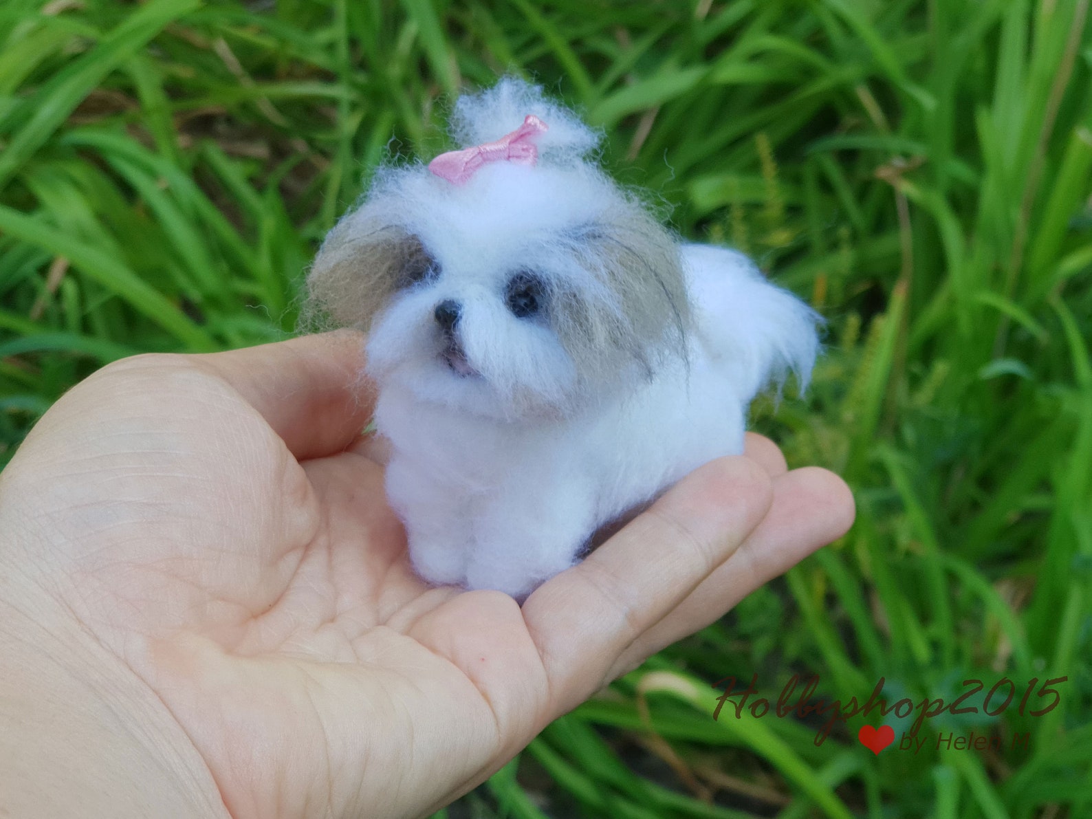 Needle Felted Shih Tzu Puppy: Custom Pet Memorial Miniature - Etsy