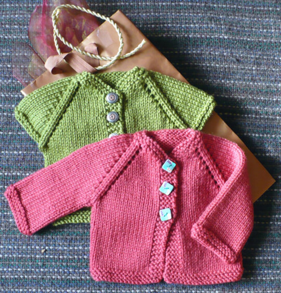 Last Minute Baby Knitting Pattern, Pdf Download, Top Down, Baby Size - Etsy