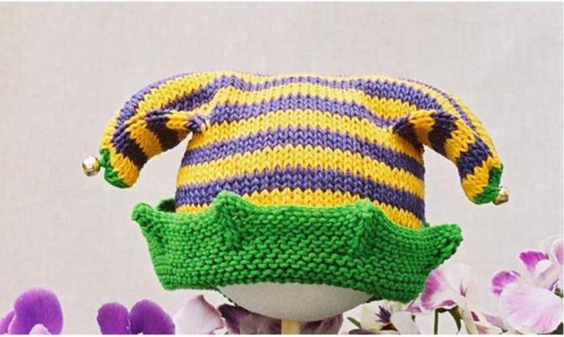 Baby Jester Hat Knitting Pattern, Pdf, Baby, DK Yarn, No-sew - Etsy