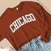 Chicago Cropped Sweatshirt - Chicago Sweatshirt - Chicago Shirts ...