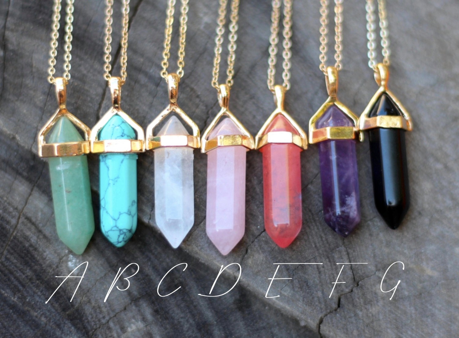 Crystal Necklace Crystal Jewelry Crystal Pendant - Etsy