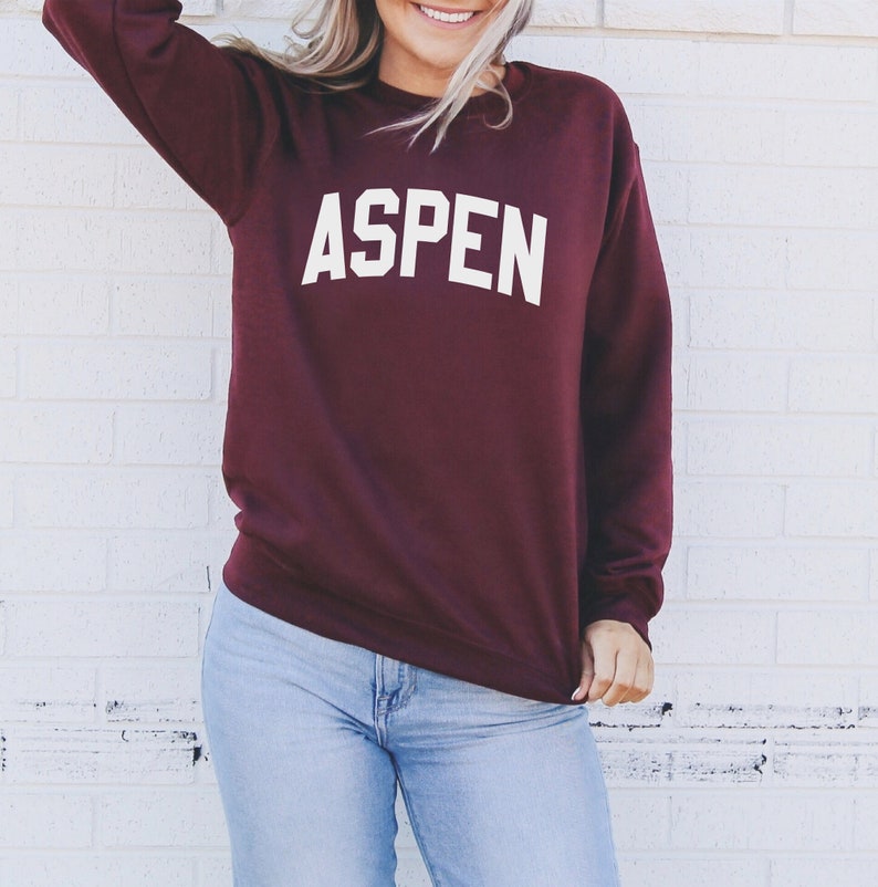 Aspen Colorado Sweatshirt Aspen Sweatshirt Aspen - Etsy