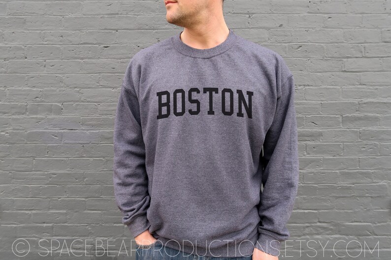 Boston Sweatshirt Boston College Boston Massachusetts - Etsy