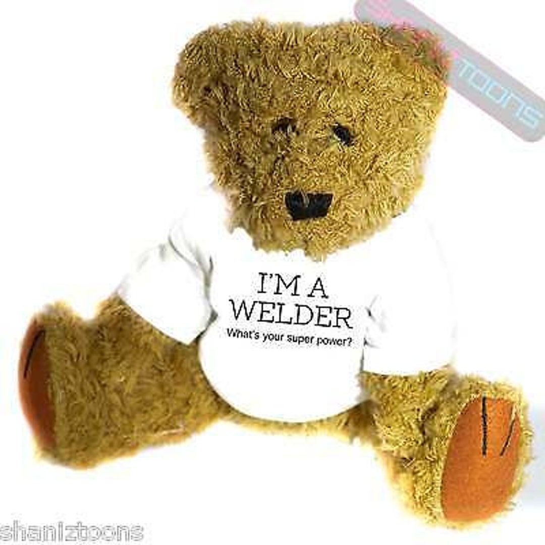Welder Novelty Gift Teddy Bear - Etsy