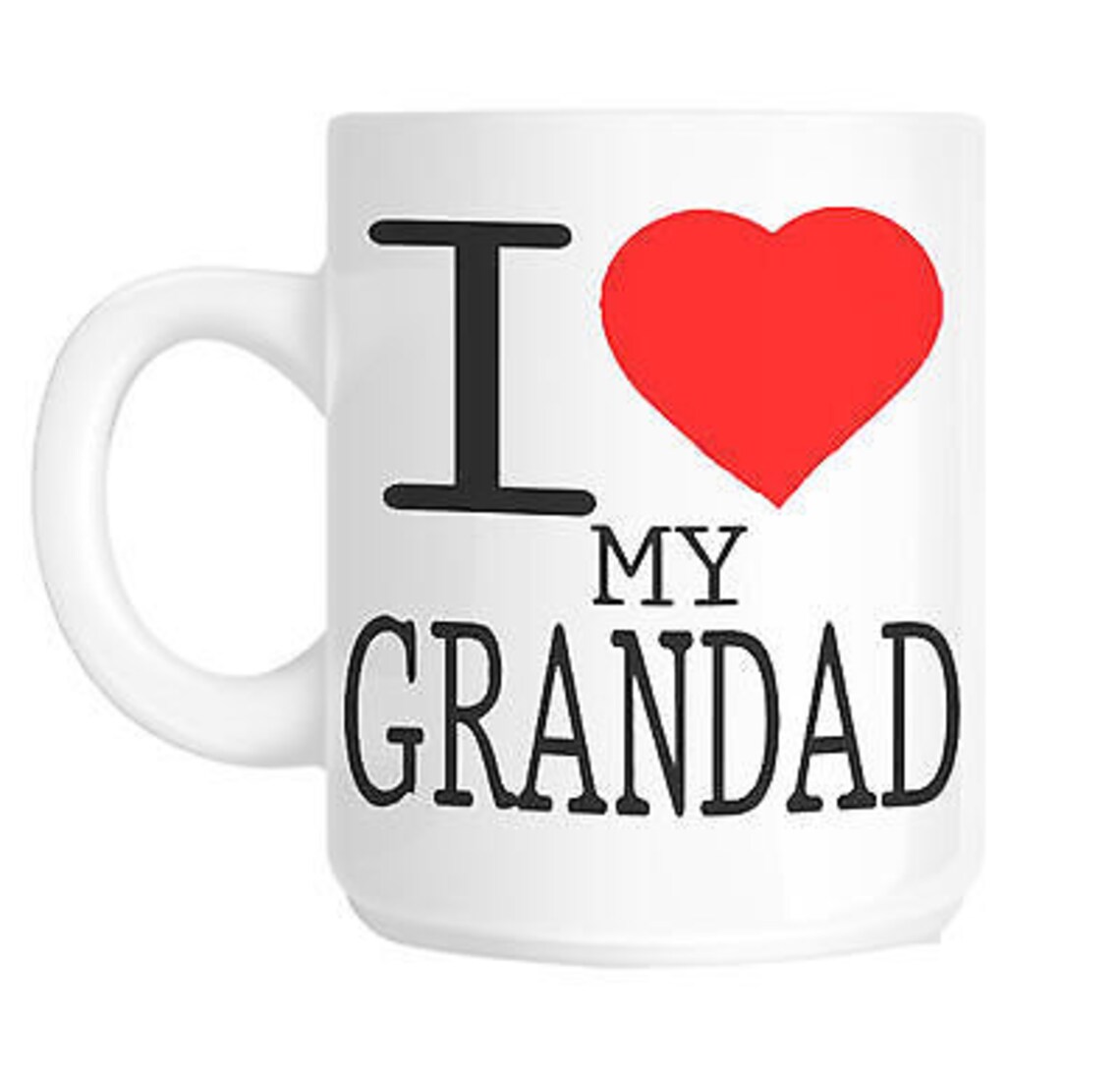 I Love Heart My Grandad Gift Mug | Etsy