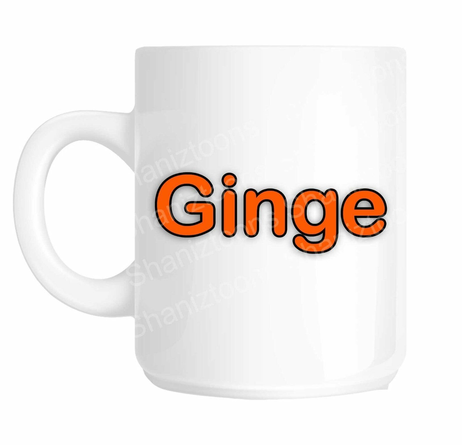 Ginge Ginger Funny Novelty Gift Mug Shan772 - Etsy