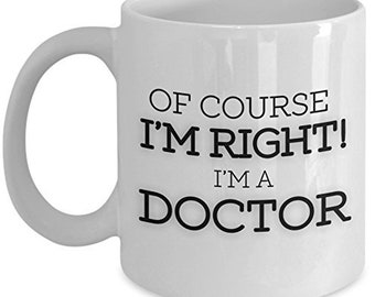 DOCTOR MUG, Funny Medical Mug, Funny Doctor Mug, Doctor Coffee Mug ...