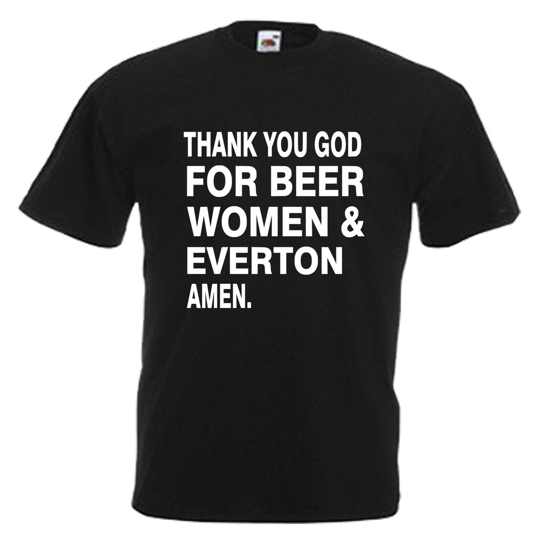 Everton Gift Adults Black T Shirt Sizes From Small - 3XL - Etsy