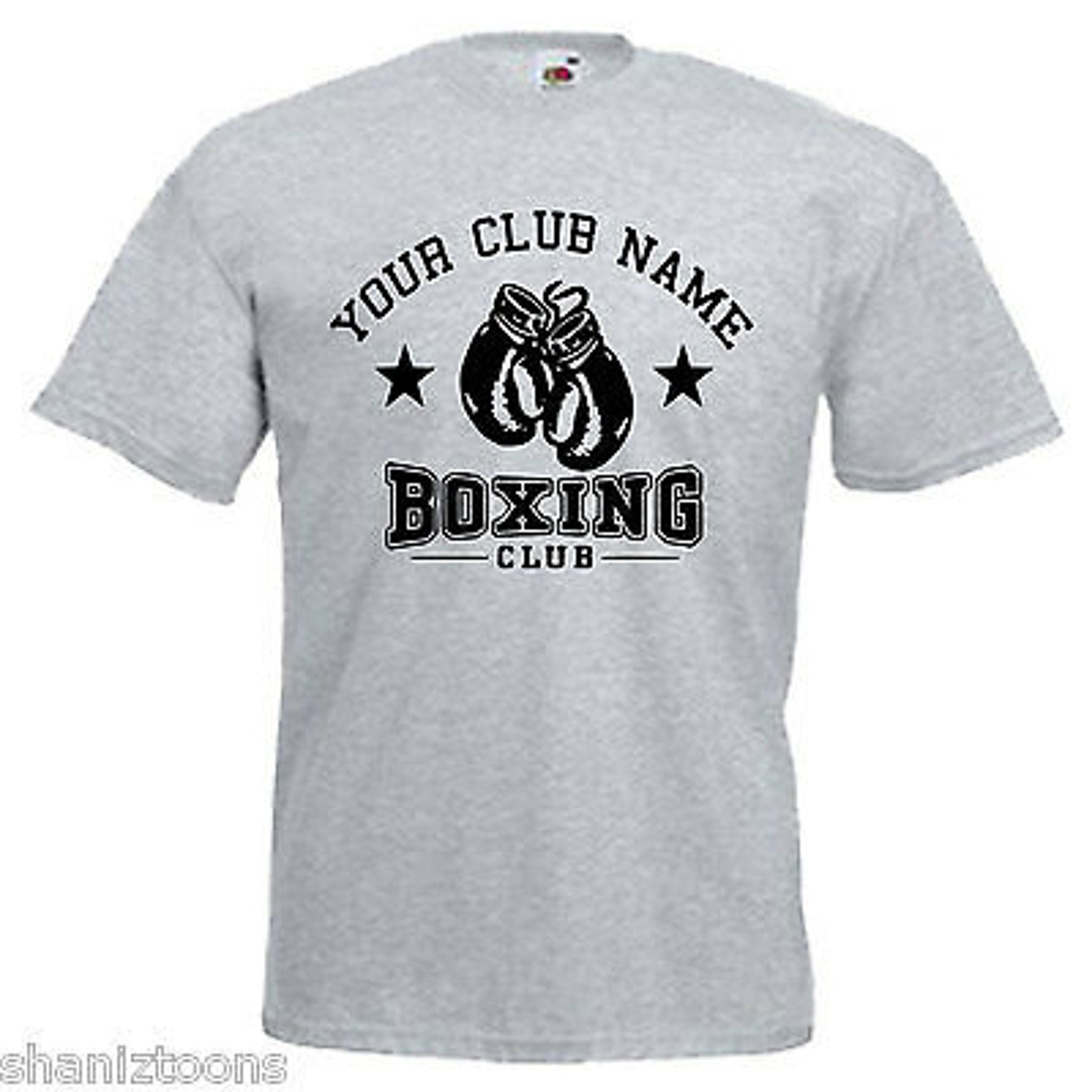 Personalised Boxing Club Boxer Adults Mens T Shirt 12 Colours Size S ...