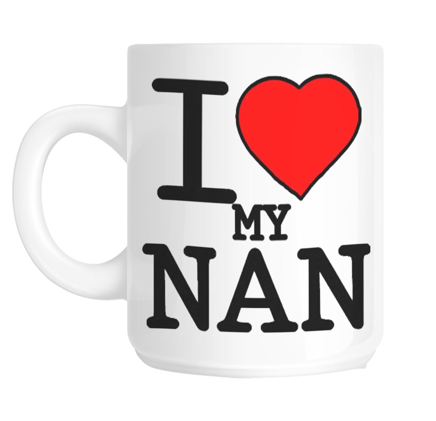 I Love Heart My Nan Gift Mug Shan173 - Etsy