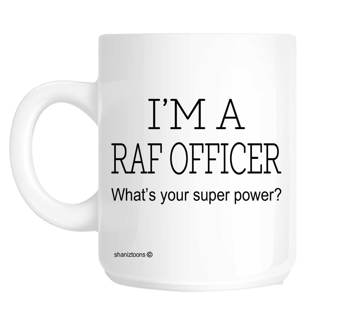 RAF Officer Funny Gift Mug Shan308 - Etsy