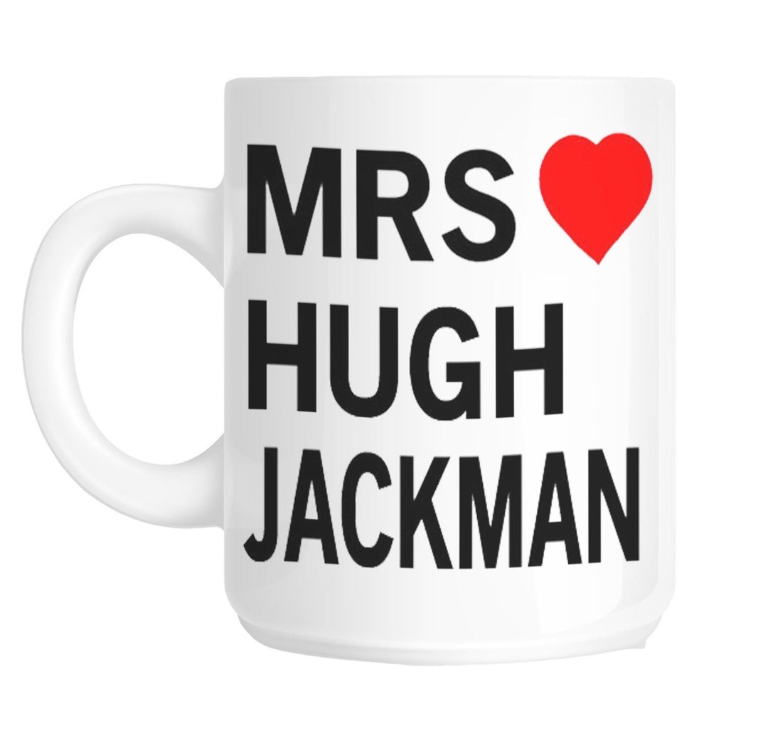 Mrs Hugh Jackman Love Heart Gift Mug Shan672 - Etsy