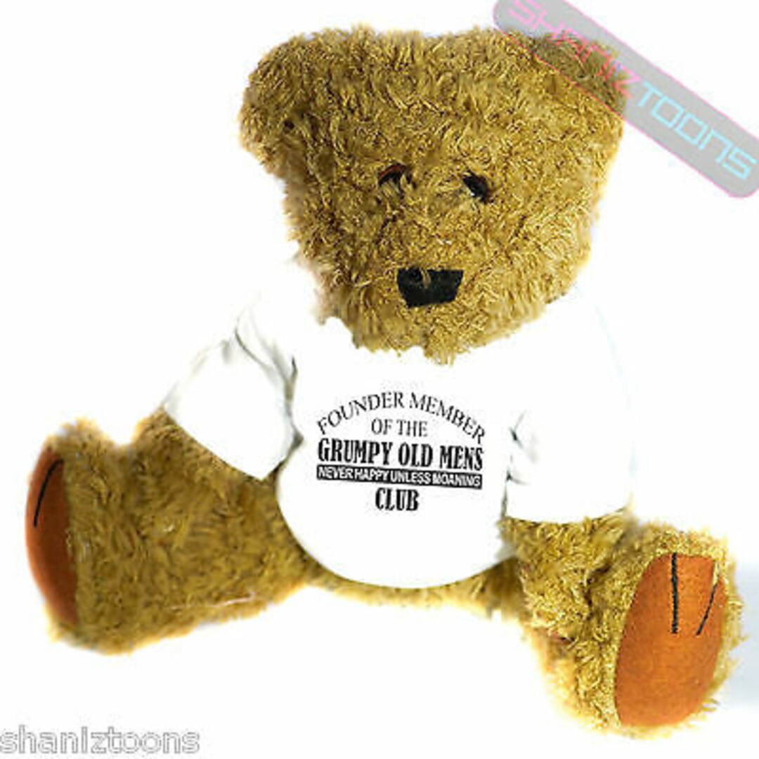Founder Member Grumpy Grandad Novelty Gift Teddy Bear - Etsy