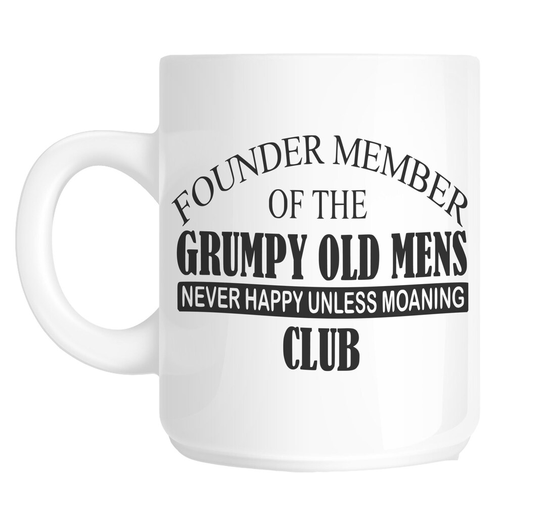 Grumpy Old Man Grandad Dad Funny Novelty Gift Mug - Etsy
