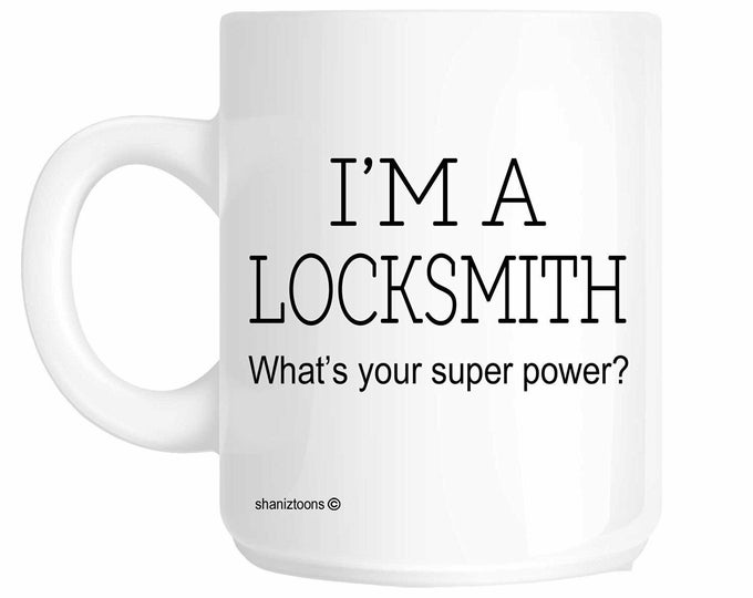 Locksmith Funny Gift Mug Shan394 - Etsy