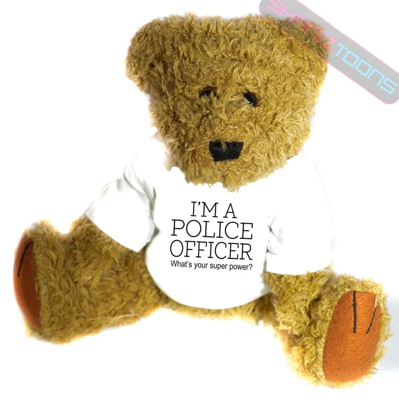 Police Officer Novelty Gift Teddy Bear - Etsy