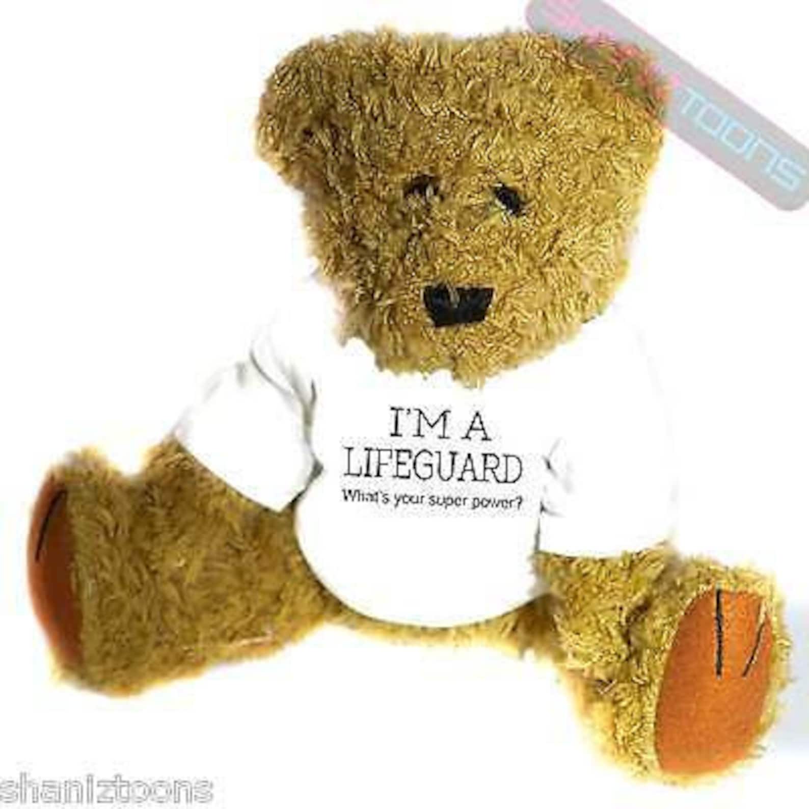Lifeguard Novelty Gift Teddy Bear - Etsy UK